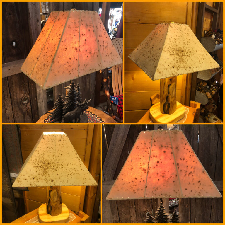 Sheep Skin Lamp Shades Square and Rectangle – Bear's Den Colorado